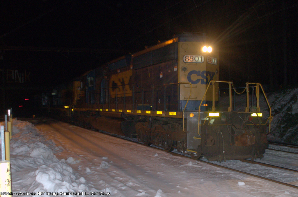CSX SD40-2 8801 leads C746-11